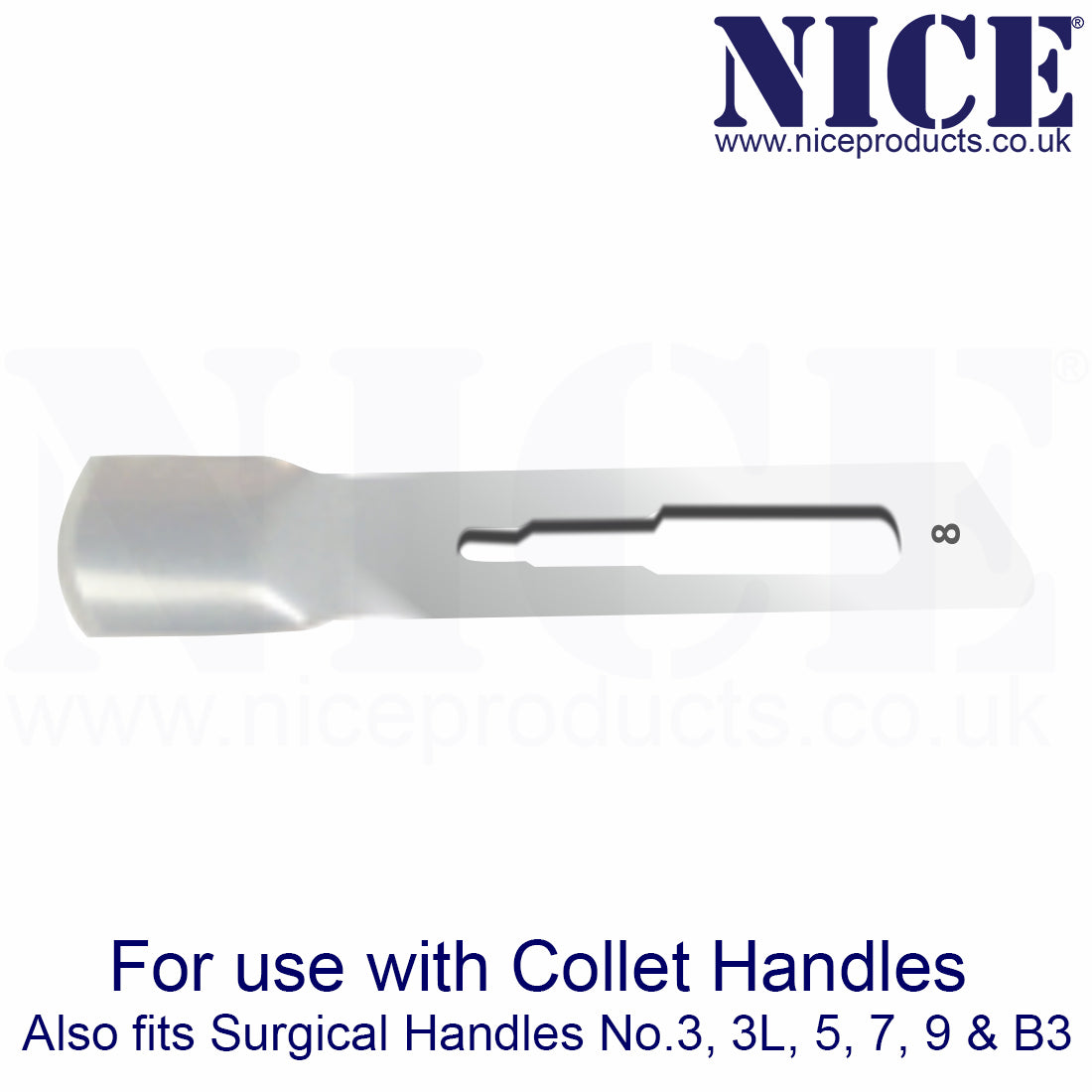 Box Of 20 Units Gouge Blade - GOUGE-8 - SAFE Group - Sterile